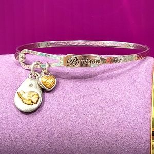 Brighton | Jewelry | Brighton Retired Bangle Bracelet Peace On Earth ...